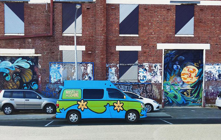 Mystery Machine 2-3 Wicked Campers Australia